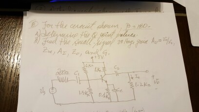 Solved For the circuit shown, p = 180. A) Determine the Q | Chegg.com