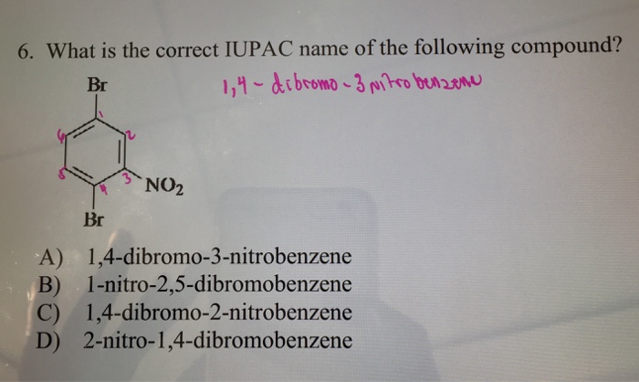 Solved What is the correct IUPAC name of the following | Chegg.com