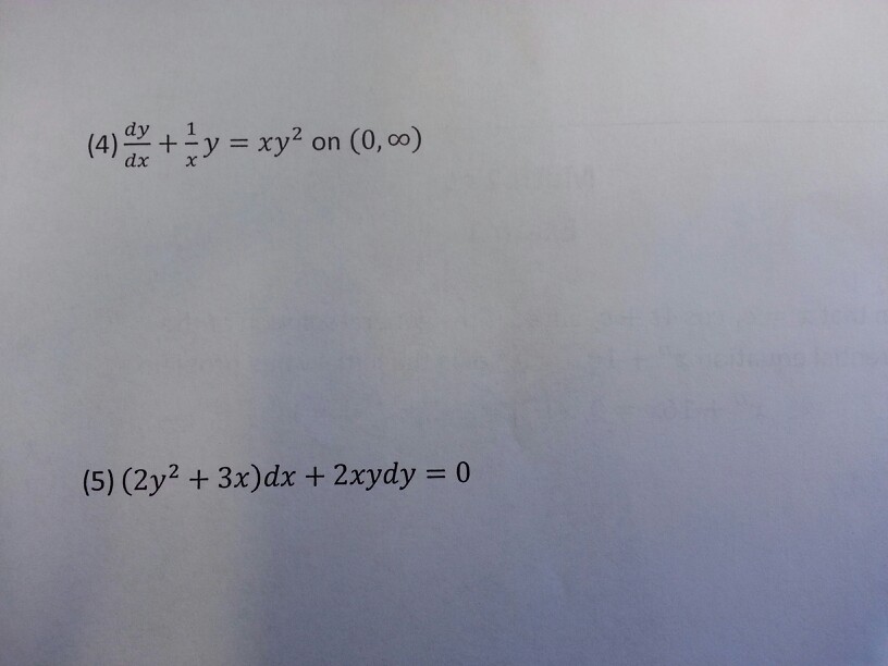 Solved 4 dy dx 1 x Y Xy 2 On 0 Infinity 5 2y 2 Chegg