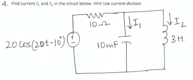 Solved Find current I_1 and I_2 in the circuit below. Use | Chegg.com