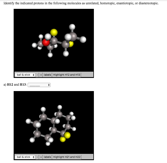 Solved Identify the indicated protons in the following | Chegg.com