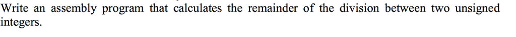 Solved Write an assembly program that calculates the | Chegg.com
