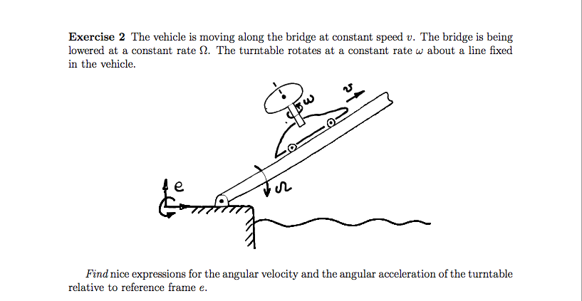 Solved The vehicle is moving along the bridge at constant | Chegg.com