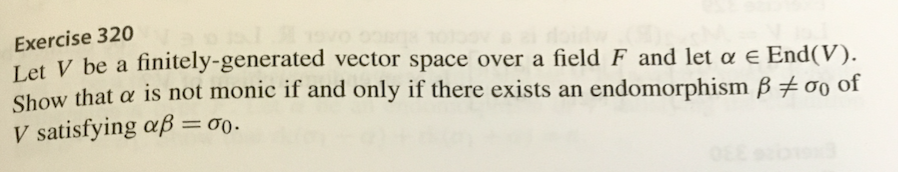 Solved Let V be a finitely-generated vector space over a | Chegg.com