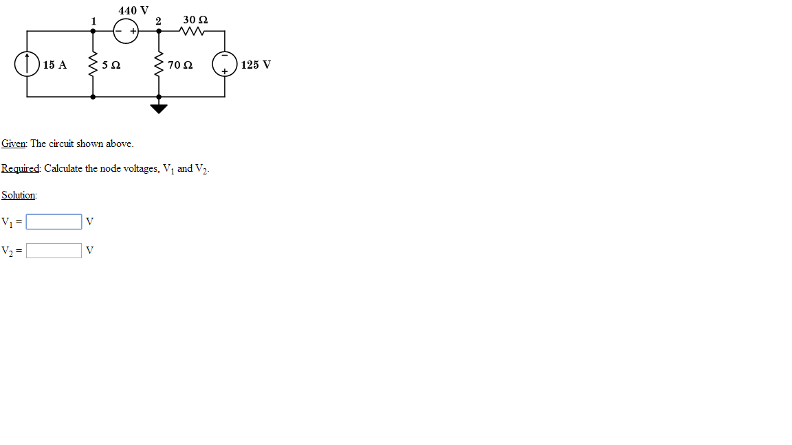 Solved Given: The circuit shown above. Required: Calculate | Chegg.com