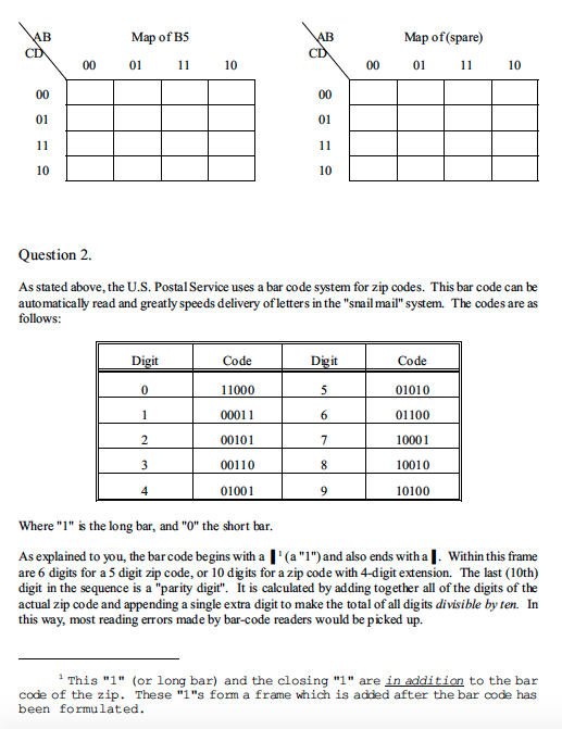 Solved Design Assignment Zip Code Help! No clue what to do. | Chegg.com