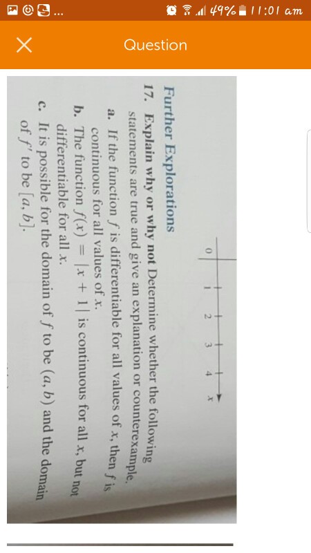 Solved 4. If f is continuous at a, must f be differentiable | Chegg.com