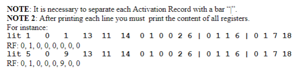 The P-machine: In this assignment, you will implement | Chegg.com