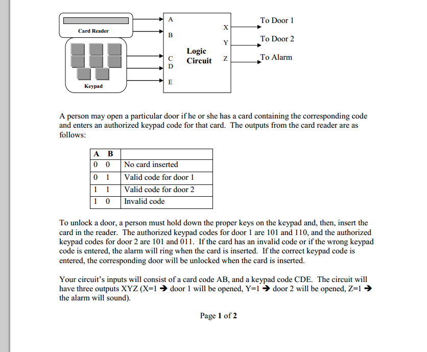 circuit using only 2, 3, and 4-input NOR gates ( and | Chegg.com
