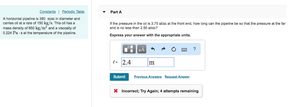 Solved Constants Periodic Table Part A A horizontal | Chegg.com