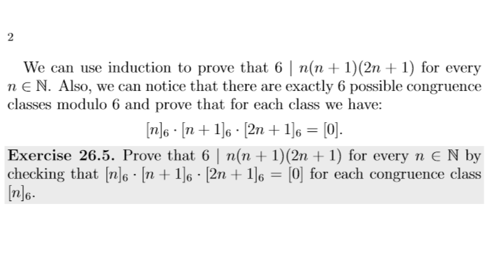 Solved We can use induction to prove that 6 | n(n + 1)(2n + | Chegg.com