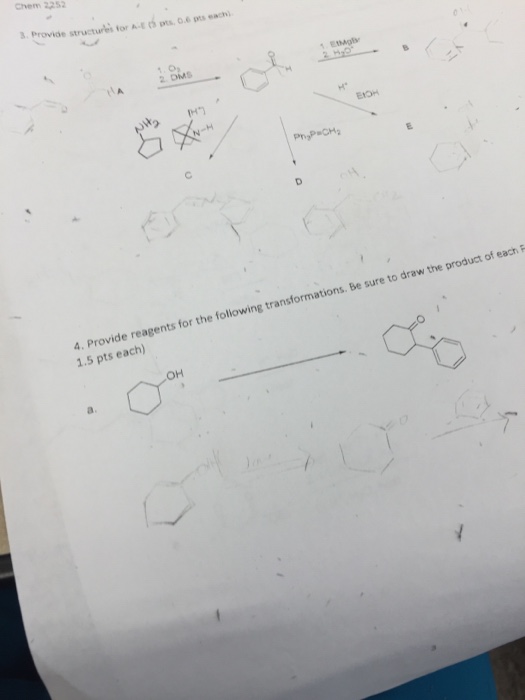 Solved Provide reagents for the following transformations, | Chegg.com