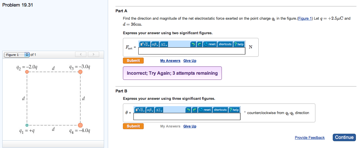 Solved Find the direction and magnitude of the net | Chegg.com