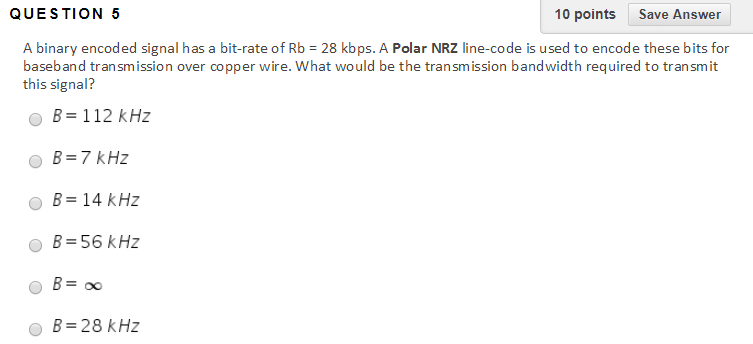 Solved QUESTION 5 10 points Save Answer A binary encoded | Chegg.com
