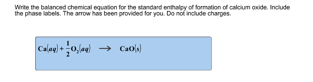 Solved Write the balanced chemical equation for the standard | Chegg.com