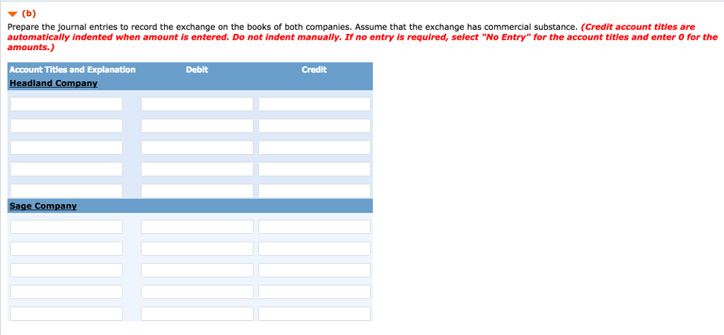 Solved Exercise 10-19 (Part Level submission) Headland | Chegg.com