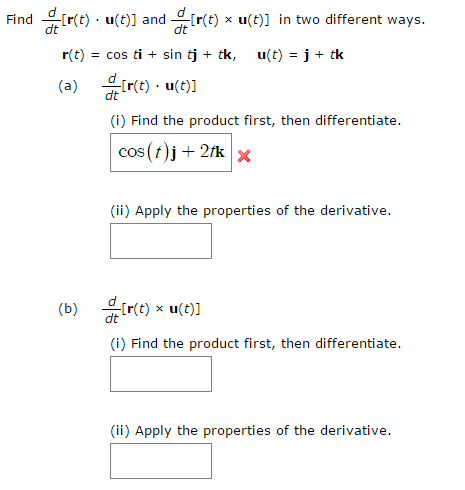 Solved Find [r(t) u (t)] and [r(t) u(t)] in two different | Chegg.com