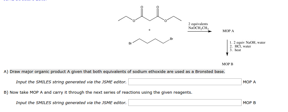 Solved Draw parts A & B A) Draw major organic product A | Chegg.com