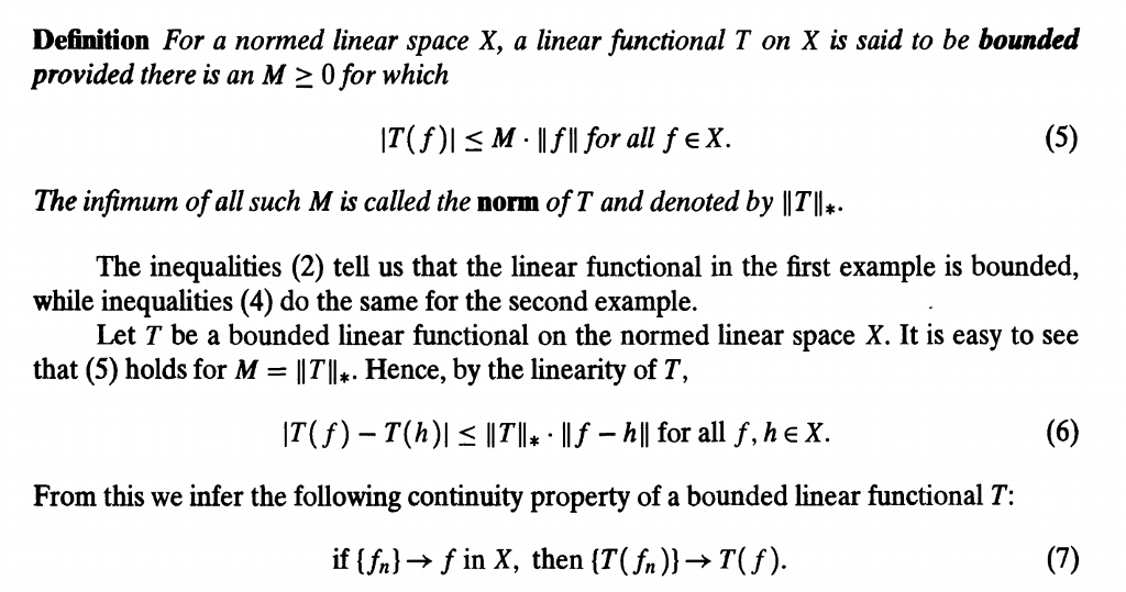 Solved Let T be a linear functional on a normed linear space | Chegg.com Solved Let T be a linear functional on a normed linear space | Chegg.com