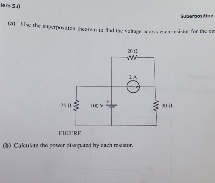 Solved Superposition Use the superposition theorem to find | Chegg.com