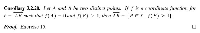 Solved Corollary 3.2.20. Let A and B be two distinct points. | Chegg.com Solved Corollary 3.2.20. Let A and B be two distinct points. | Chegg.com