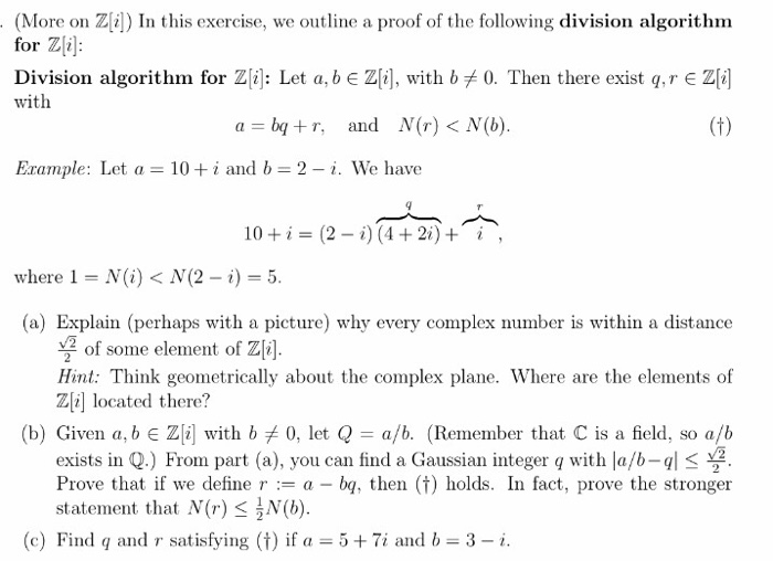 Solved (More on Zi) In this exercise, we outline a proof of | Chegg.com