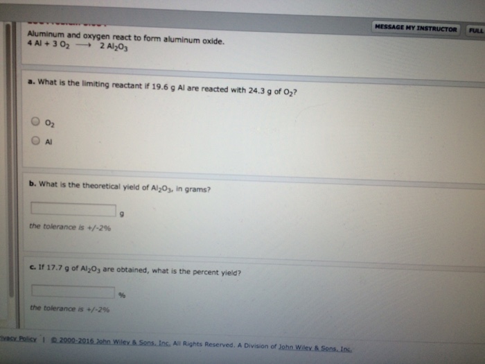 Solved Theoretical and percent yield | Chegg.com