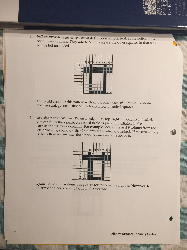 How it works The following grid represents a pixel | Chegg.com