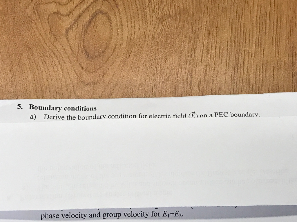 Solved 5. Boundary conditions a) Derive the boundary | Chegg.com