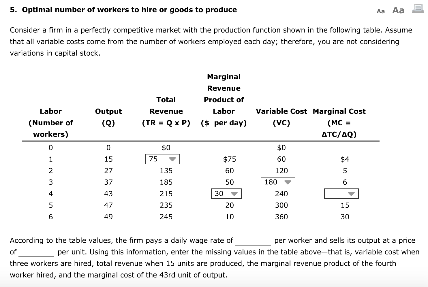 Solved Consider a firm in a perfectly competitive market | Chegg.com