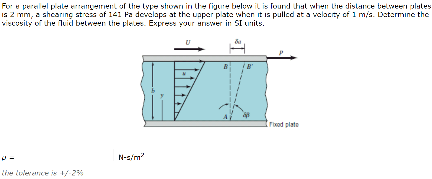 Solved For a parallel plate arrangement of the type shown in | Chegg.com