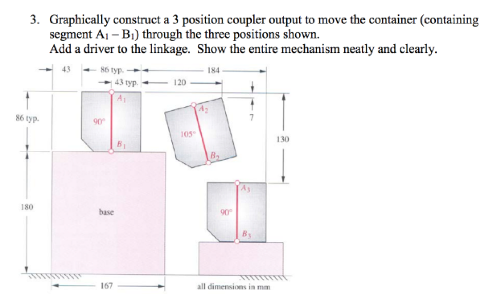 Solved 3. Graphically construct a 3 position coupler output | Chegg.com