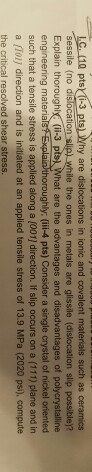 Solved Derive Griffith equation for brittle fracture, | Chegg.com
