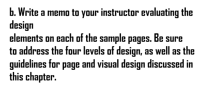 of the following page could be improved? ial Living | Chegg.com
