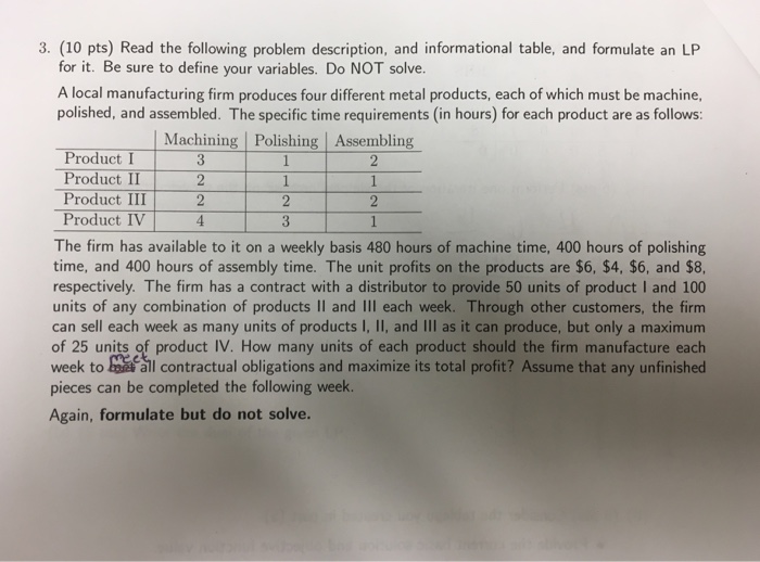 Solved Read the following problem description, and | Chegg.com