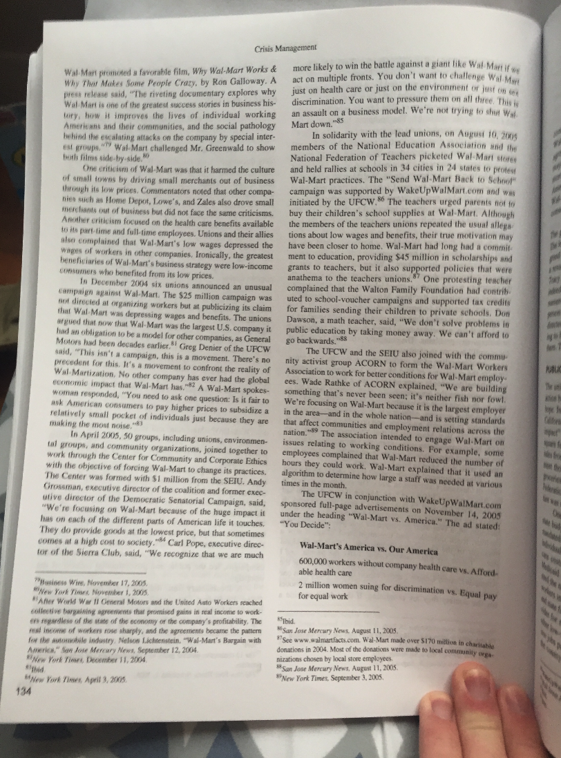 Solved INTEGRATIVE CASE Wal-Mart: Nonmarket Pressure and | Chegg.com