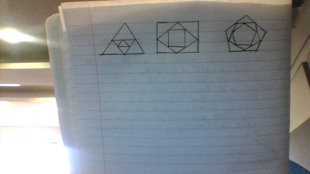 Solved draw the next shape | Chegg.com