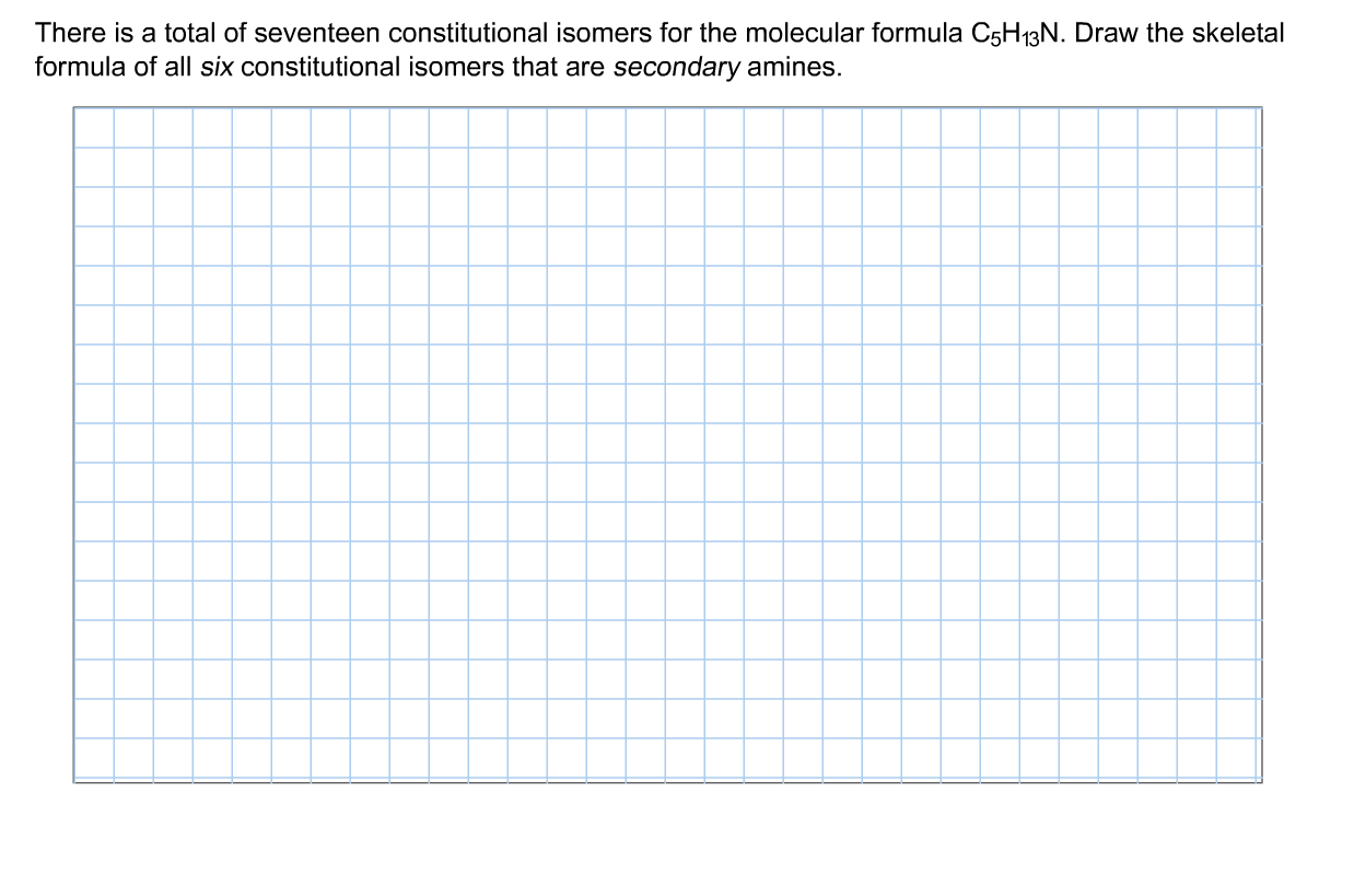 Solved There is a total of seventeen constitutional isomers | Chegg.com