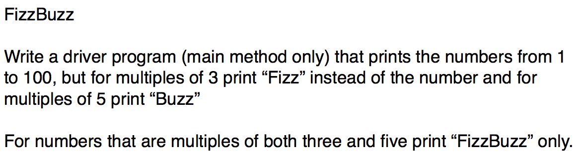 Solved Write a driver program (main method only) that prints | Chegg.com