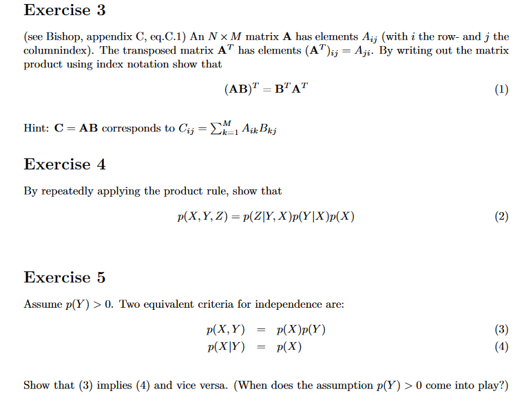 Solved An N times M matrix A has elements A_ij (with i the | Chegg.com