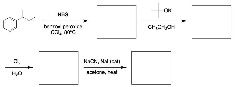 Solved Complete the following multi-step synthesis by | Chegg.com