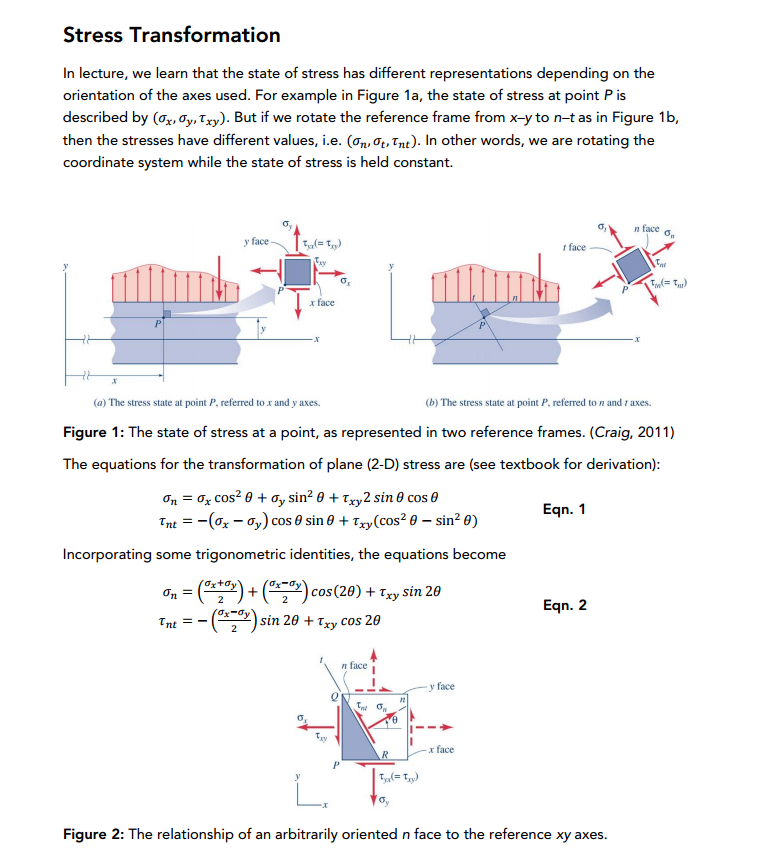 Mechanics Of Materials - MATLAB required to do | Chegg.com