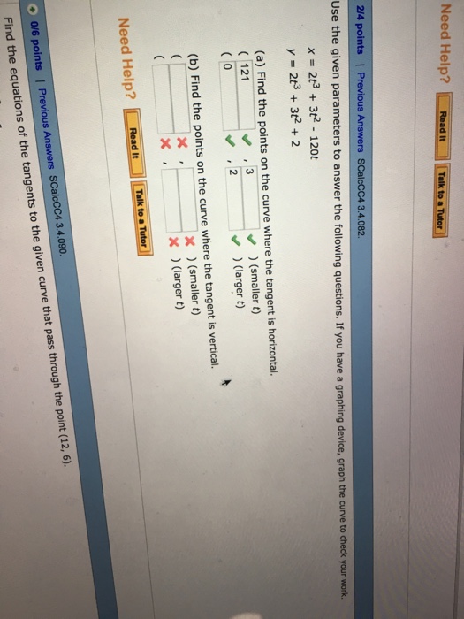 Solved Use the given parameters to answer the following | Chegg.com
