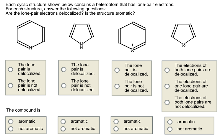 Solved Each cyclic structure shown below contains a | Chegg.com