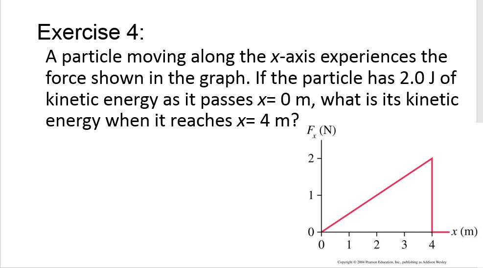 Solved Exercise 4: A particle moving along the x-axis | Chegg.com