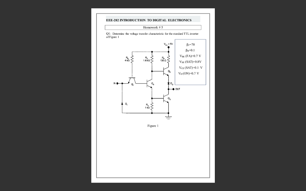 EEE-282 INTRODUCTION TO DIGITAL ELECTRONICS EEE-282 | Chegg.com