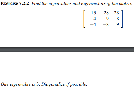 Solved Find the eigenvalues and eigenvectors of the matrix. | Chegg.com
