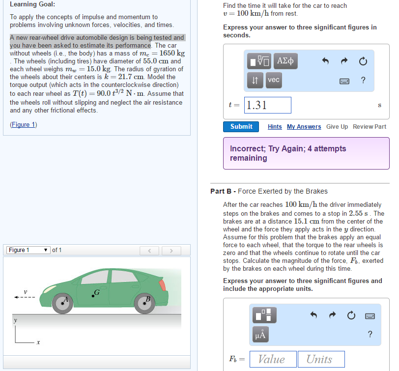 Solved To apply the concepts of impulse and momentum to | Chegg.com