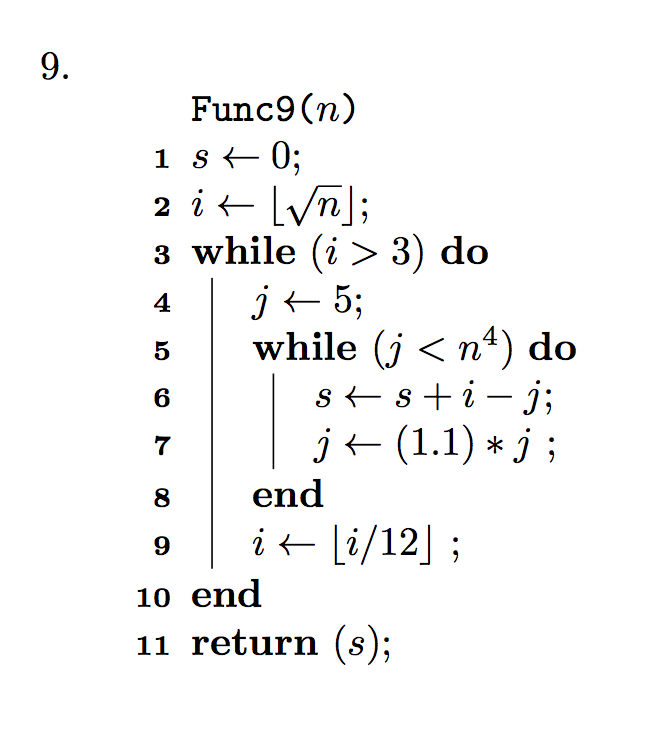 Solved Give the asymptotic running time of each the | Chegg.com