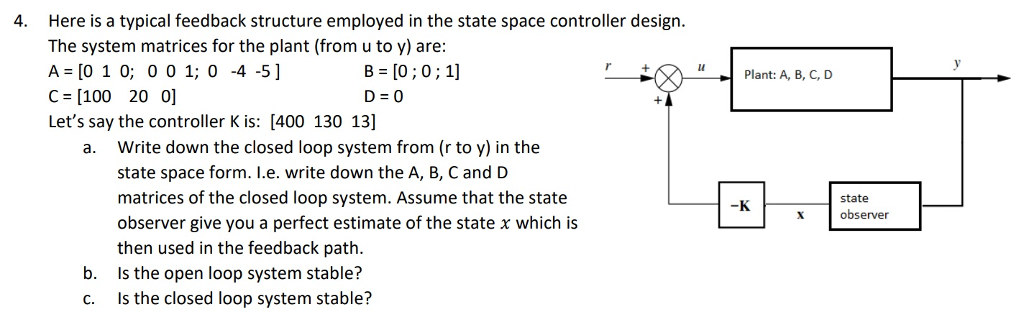 Here is a typical feedback structure employed in the | Chegg.com
